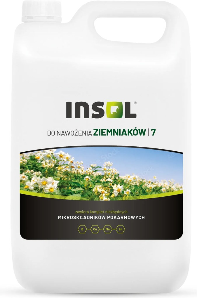 Insol 7 kondicionér na brambory, kartofle 5 l. tekuté hnojivo na brambory