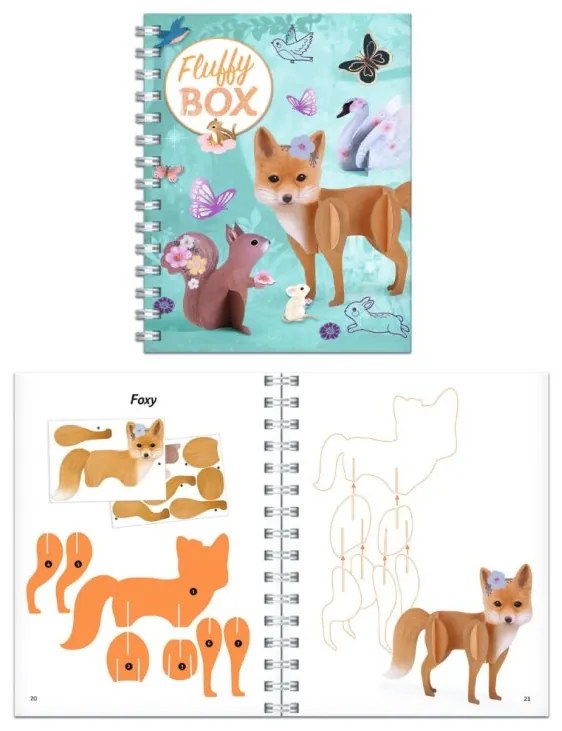 DJECO Kreativní sada 6 aktivit Fluffy box 6+