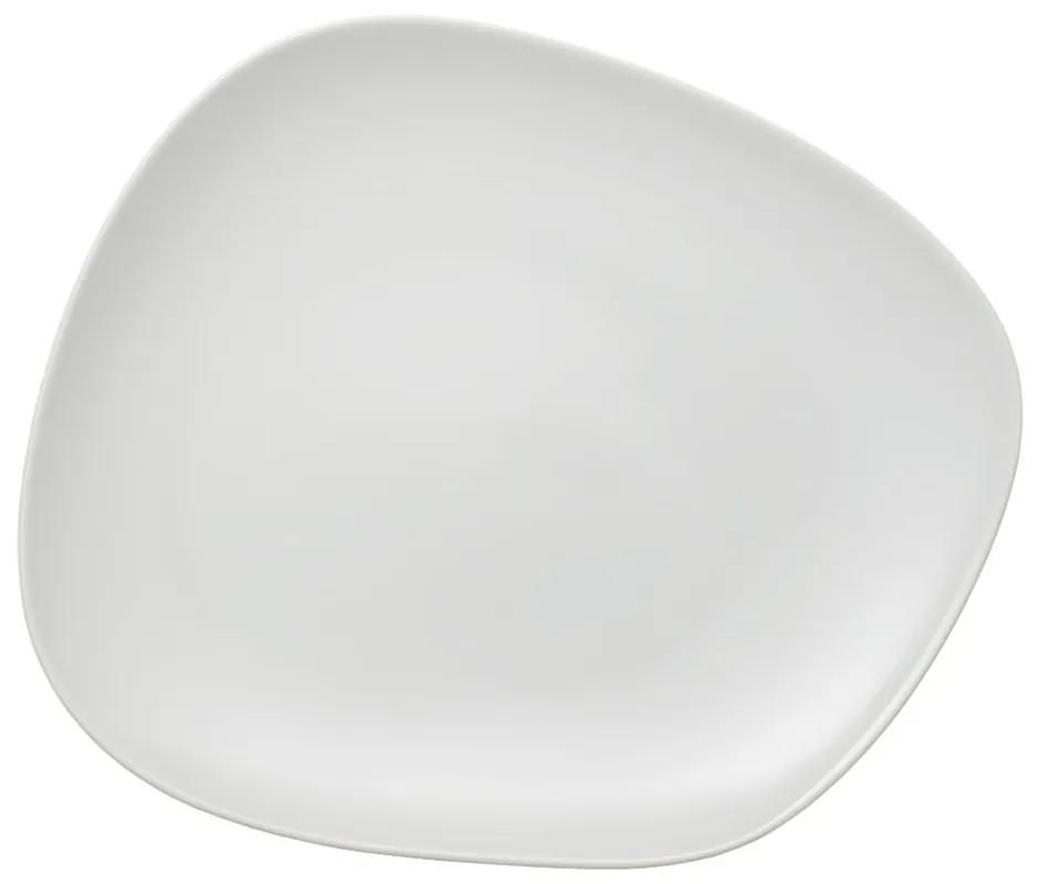 Bílý porcelánový talíř Villeroy & Boch Like Organic, 27 cm