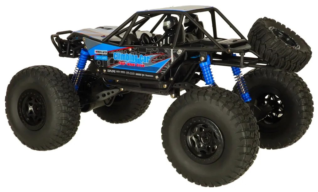 Creative Corner RC Crawler Climbing Car 1:10 4WD 48cm modrý