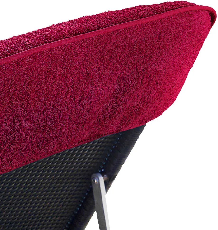 Plážové osušky 6 ks vínové 60 x 135 cm textil 400 GSM 3157057