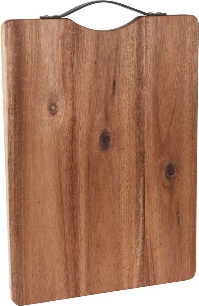 Kuchyňská deska pro krájení - obdélníkové, akátové dřevo, 42 x 32 cm (8719202216066)