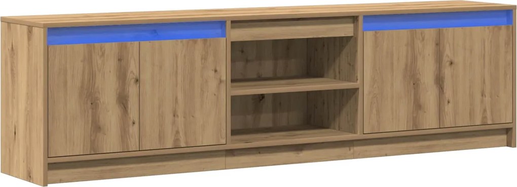 TV jednotky 180 x 34 x 50 cm Hnědá Kompozitní dřevo 3378505