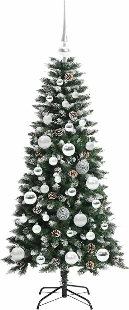 Umělý vánoční stromeček Zelená 120 cm PVC, plast a ocel 3395801