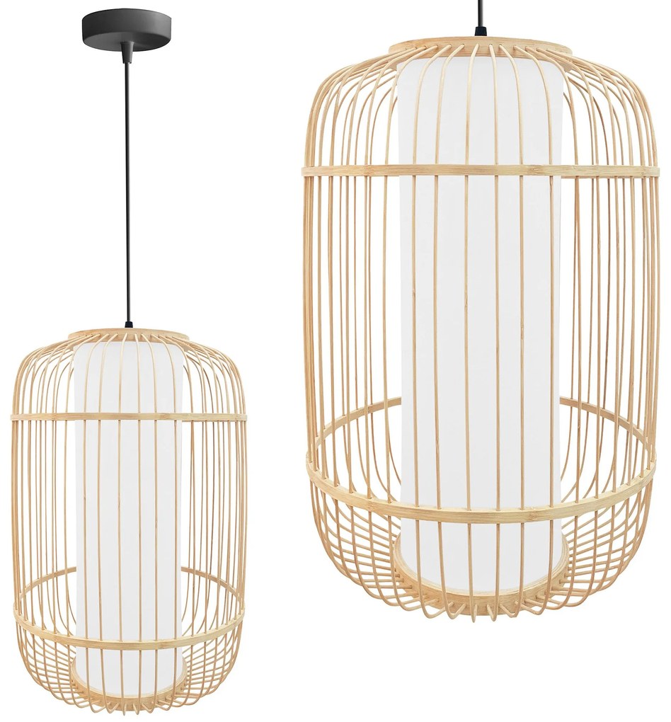 Toolight Toolight, stropní svítidlo 1xE27 APP1577-5C, přírodní hnědá, OSW-03611
