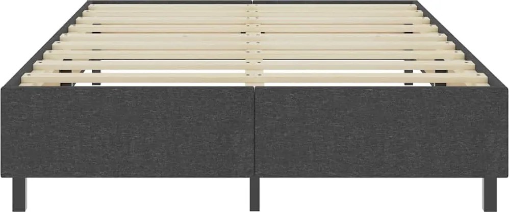 Postel boxspring šedá textil 180 x 200 cm 287466