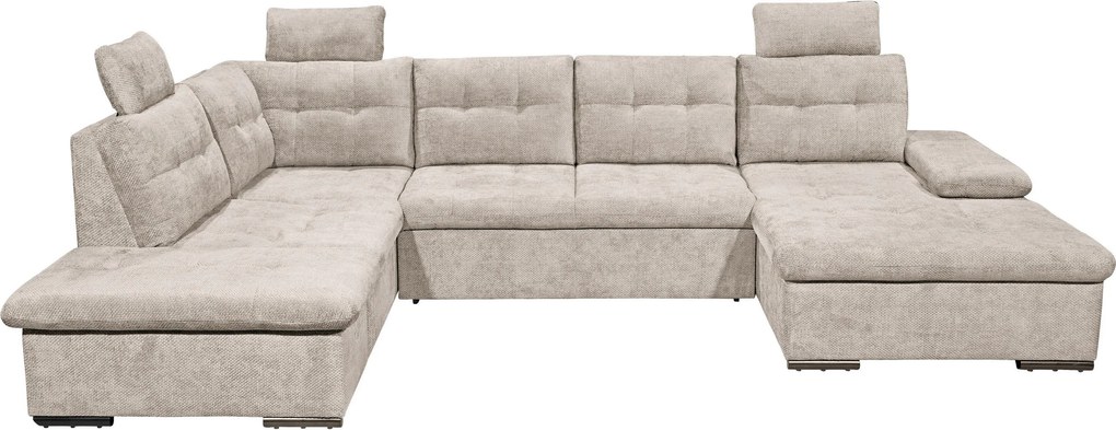 XXXLutz SEDACÍ SOUPRAVA, textil, šedobéžová Livetastic - Sedací soupravy - 002220057604