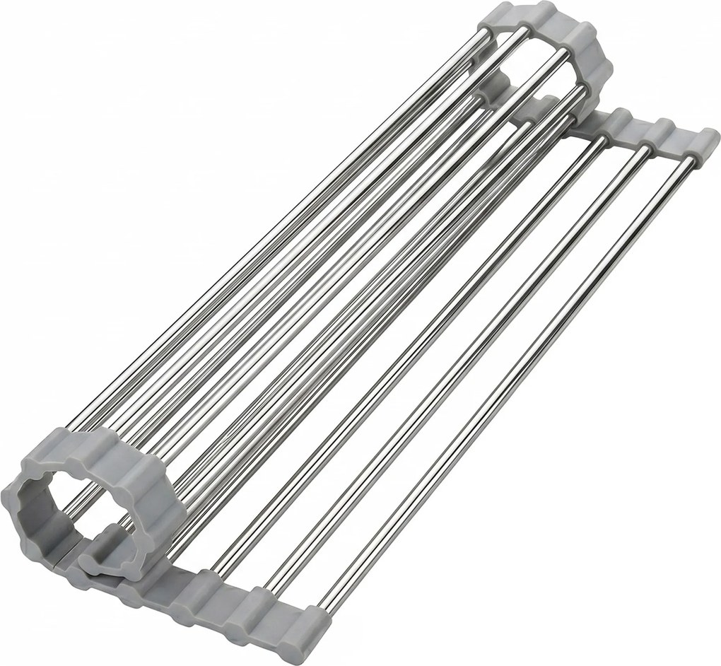 Rolovací odkapávač na dřez REA P12298A, šedý