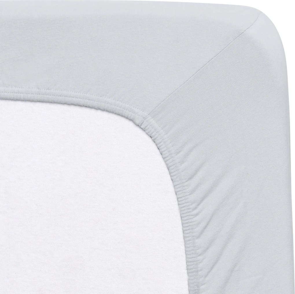 XXXLutz ELASTICKÉ PROSTĚRADLO, žerzej, světle šedá, 140-160/200-220 cm Florella - Prostěradla - 004388002309