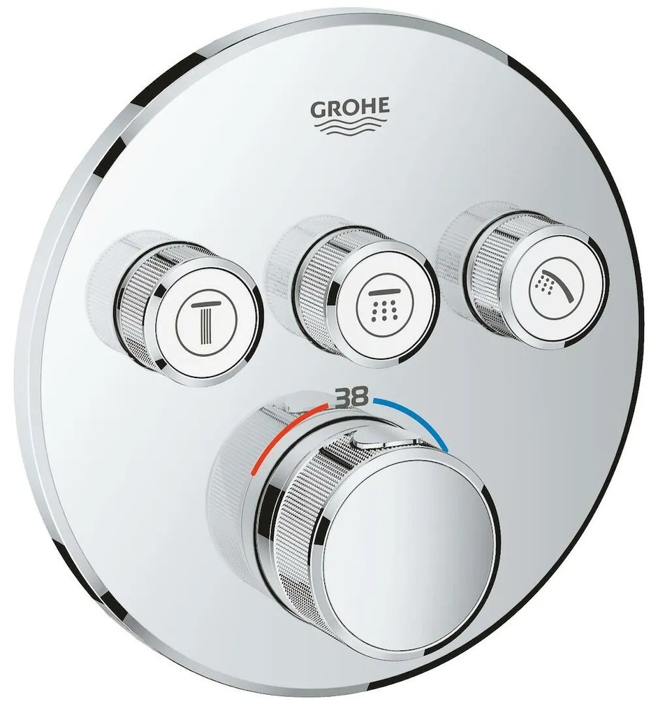 Termostat Grohe Smart Control s termostatickou baterií chrom 29121000