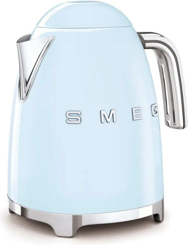 Světle modrá rychlovarná konvice 1,7 l 50's Retro Style – SMEG