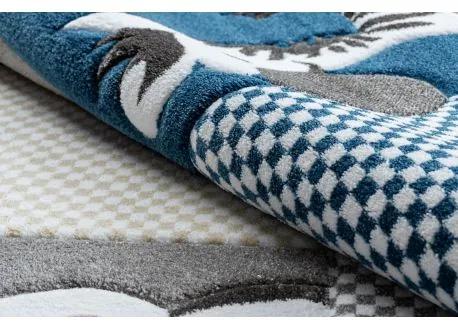 Dywany Luszczow Kusový koberec PETIT ZOO ZVÍŘATA, krémovo šedý Rozměr koberce: 160 x 220 cm