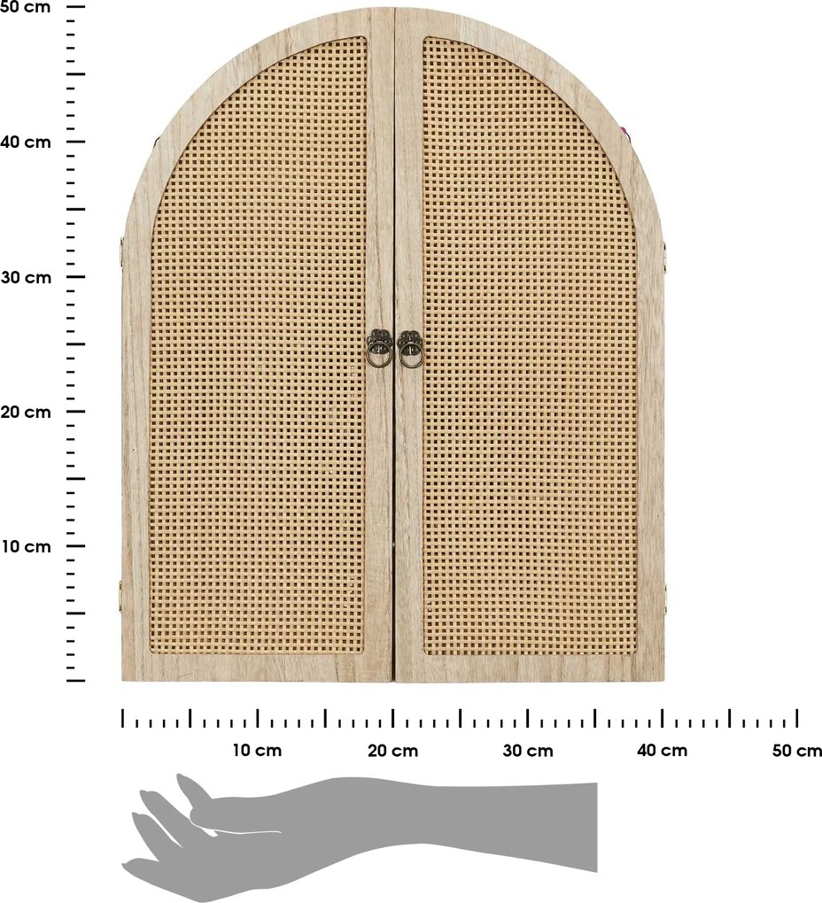 Zrcadlo Lumera, béžové