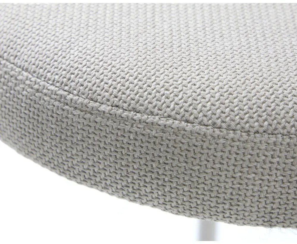 Krémová kovová stolička Pelican – Unique Furniture