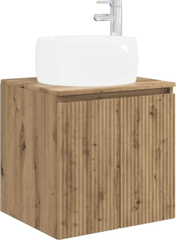 Sada koupelnových skříněk 5 ks Dub artisan Kompozitní dřevo 3406534
