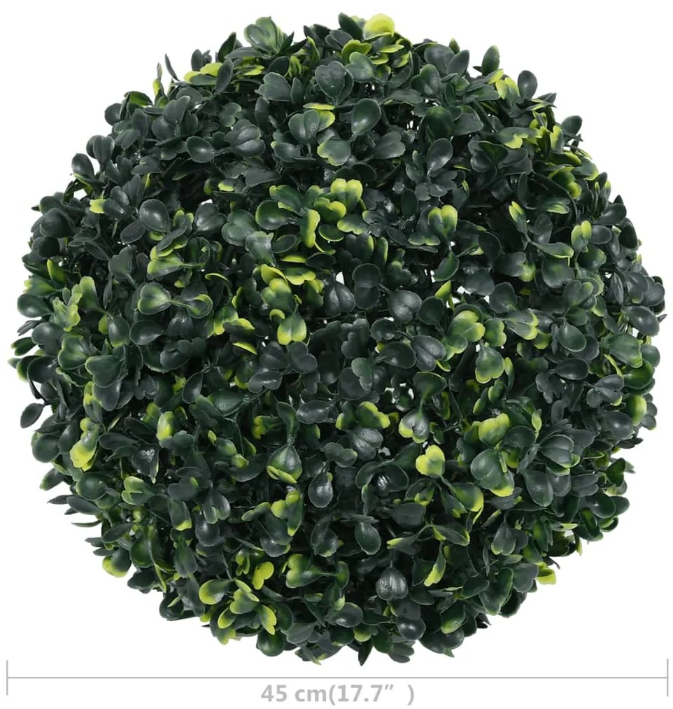 vidaXL Marketos Umělé buxus koule 2 ks 45 cm