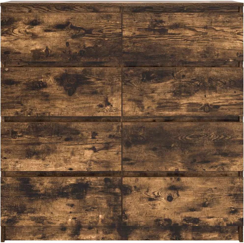 Příborník kouřový dub 100x35x99 cm kompozitní dřevo 3328493