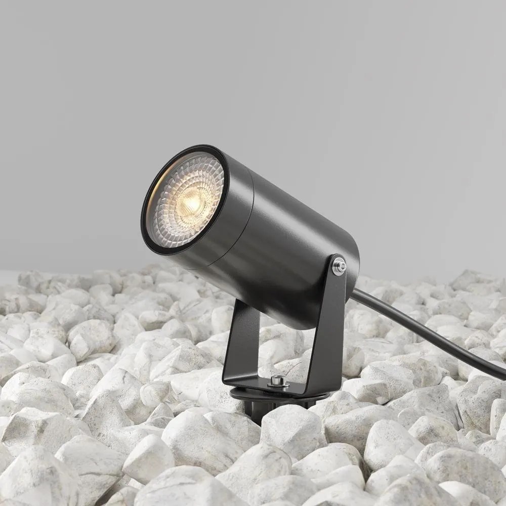 M O025FL-01B Venkovní reflektor Scope 20W GU10 360° IP65 černý hliník - MAYTONI