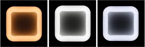 Stropní LED svítidlo Ecolite NEST WMKL01R-40W/LED-BI bílá 3000-6500K s dálkovým ovladačem