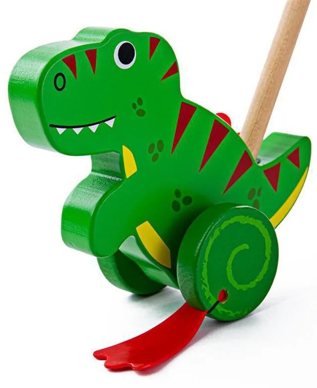 Bigjigs Toys Bigjigs Baby Dřevěný jezdík T-Rex