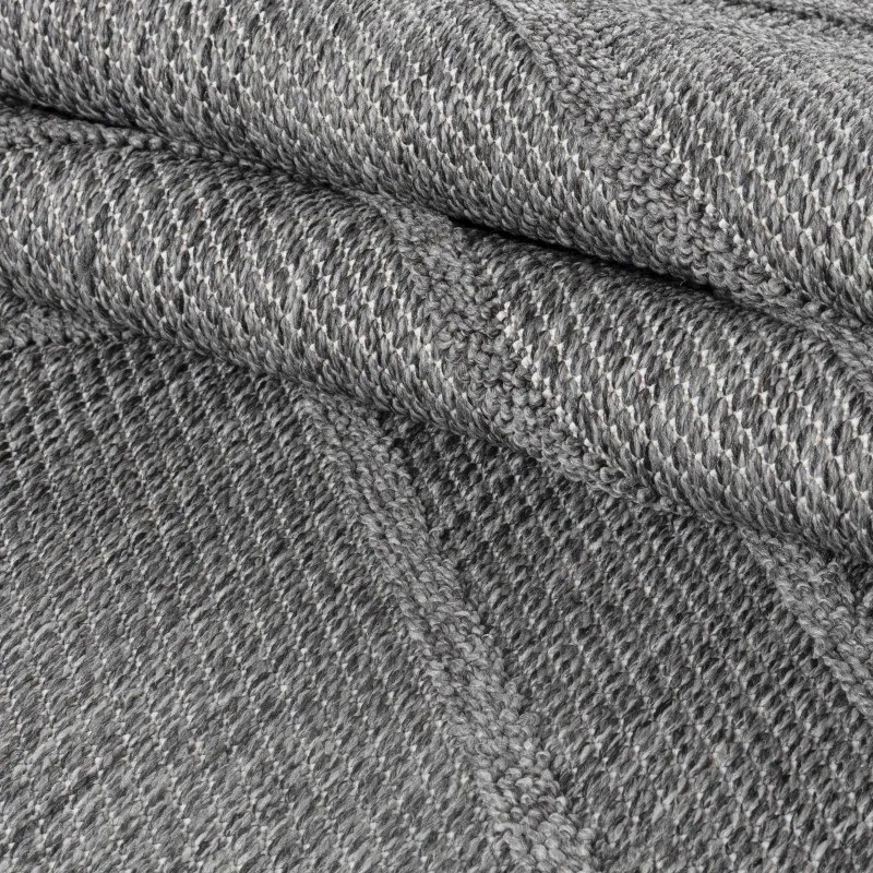 Ayyildiz, Kusový koberec Patara 4954 Grey – na ven i na doma, 120x170, šedá, chodba / předsíň
