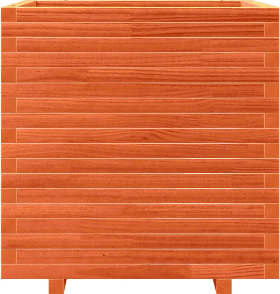 Zahradní truhlík voskově hnědý 70 x 70 x 72 cm masivní borovice 3282621