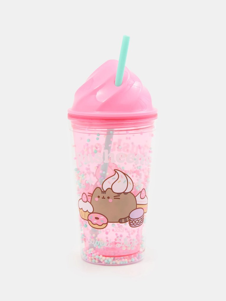 Sinsay - Znovu použitelný hrnek s brčkem Pusheen the Cat - vícebarevná