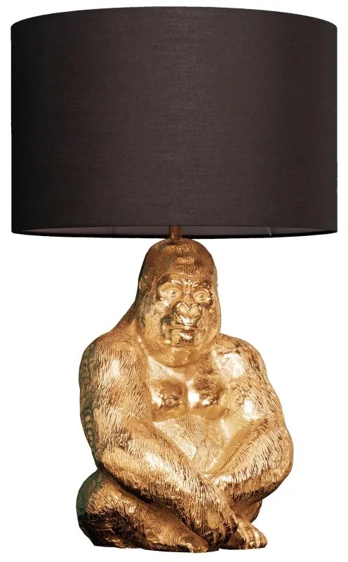 Noble Home Zlatá stolní lampa Gorilla