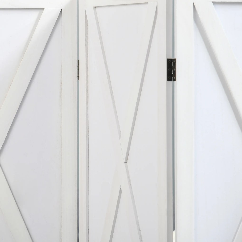 HOMCOM Dělicí Panel 182x170 cm - Skládací Dělič Místnosti pro Obývací Pokoj, Ložnici a Kancelář