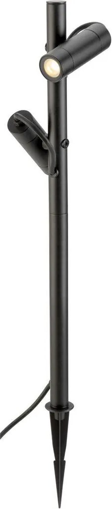 LA 1007869 HELIA SLIM Pole double LED, venkovní stojací lampa, černá IP65 3000K - BIG WHITE (SLV)