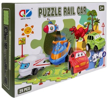 Kruzzel Vzdělávací puzzle - dráha 24851