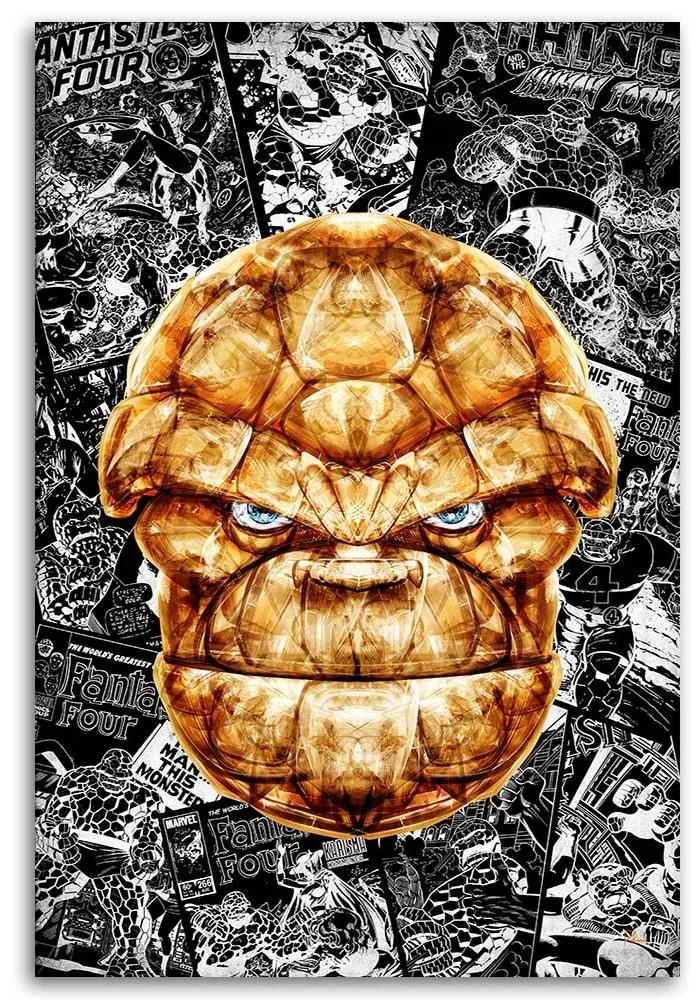 Gario Obraz na plátně Žlutý obličej - Rubiant Rozměry: 40 x 60 cm