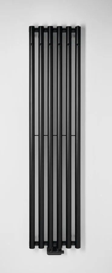 Sapho Pilon otopné těleso 418 x 1800 mm se šesti háčky pro ručník černá mat IZ132T
