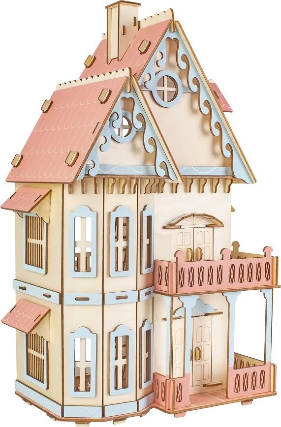 Dřevěné 3D puzzle Gotická vila