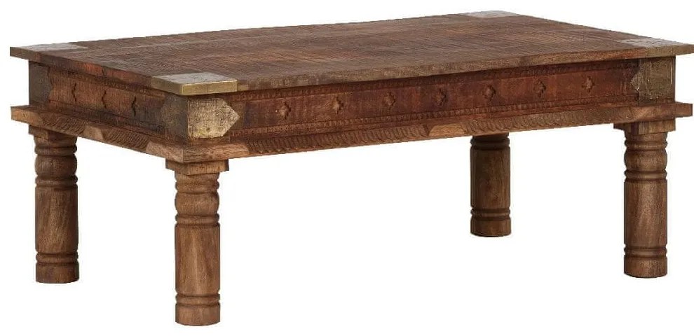 Massive home Dřevěný konferenční stolek Medita - výběr velikosti