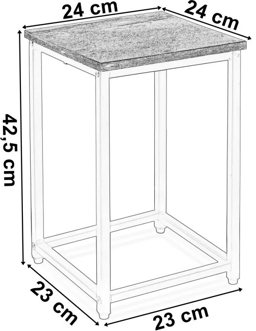 Stojan na květiny ARBEN CRAFT černý 40 cm
