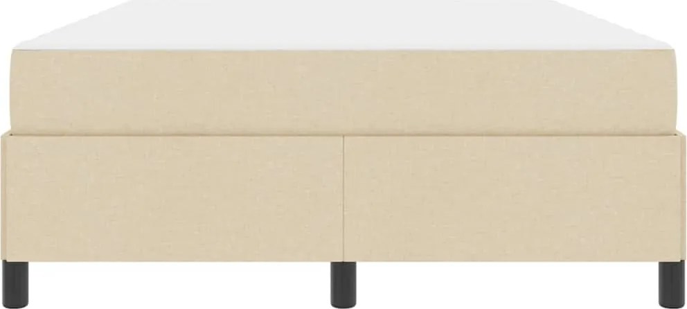 Postel s boxspringem Krémová 140 x 200 cm textil 3398869