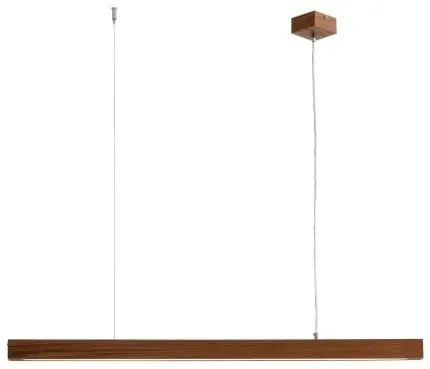 Nordic Design Závěsné světlo Linie L 96 cm, ořech