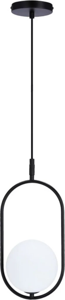 Závěsná lampa černá Cordel 1x28w