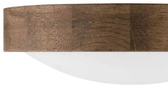 Brilagi - LED Stropní svítidlo CARVALHO SLIM 1xE27/15W/230V dub ořech pr. 27 cm