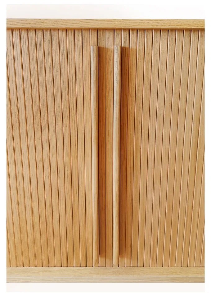 Komoda v dubovém dekoru Woodman Rove Tambour, 83 x 95 cm