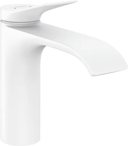 Hansgrohe Vivenis, umyvadlová baterie 110, s výpustí, EcoSmart, bílá matná, 75020700
