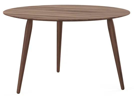 Odkládací stolek Play z dubového masivu- Ø75 Rozměry:: 75x38cm, typ dřeva:: přírodní ořech