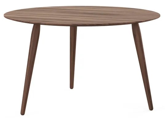 Odkládací stolek Play z dubového masivu- Ø75 Rozměry:: 75x44cm, typ dřeva:: přírodní ořech