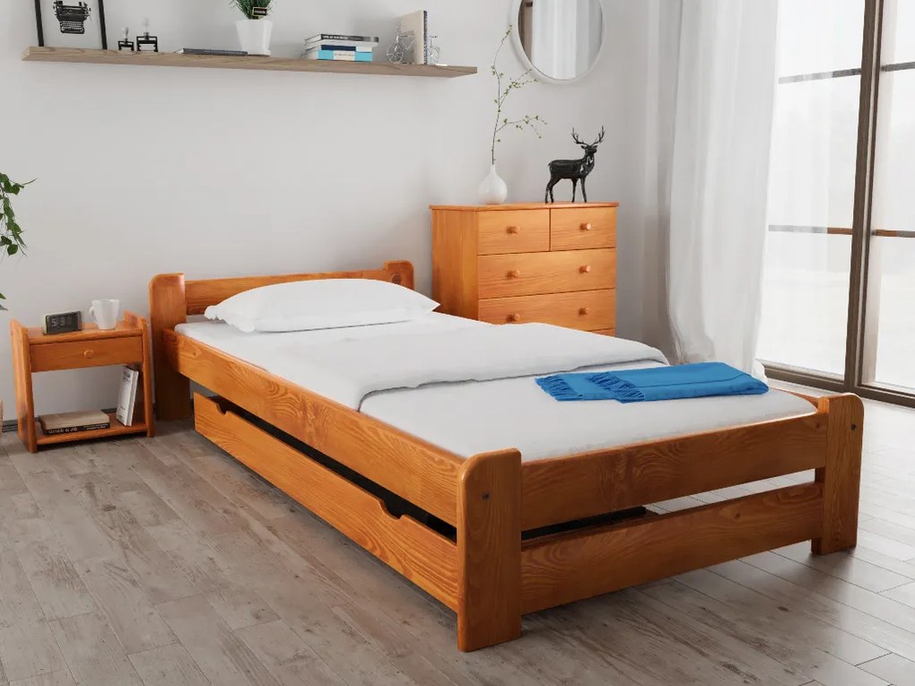 Postel Emily 80 x 200 cm, olše Matrace: Matrace Coco Maxi 20 cm