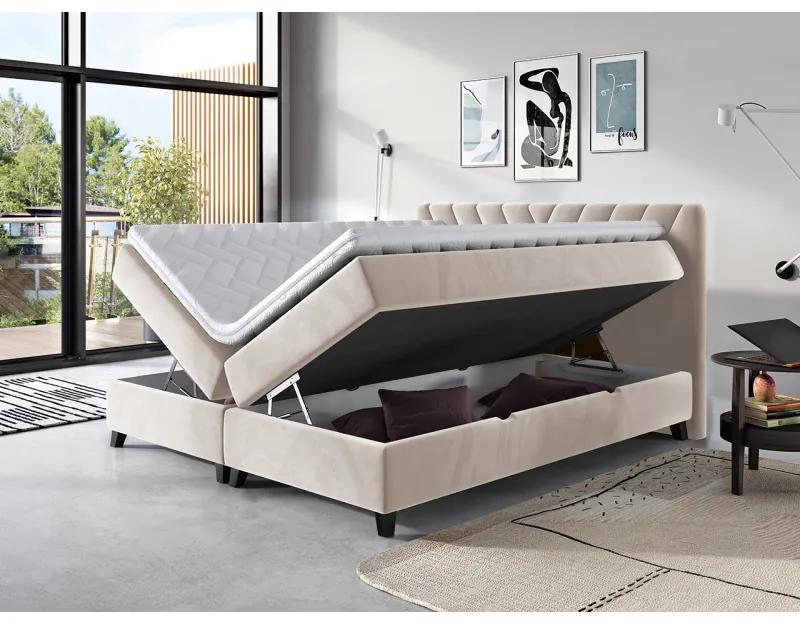 Kontinentální postel Horesja, Rozměr postele: 140 x 200 cm, Potah: Fresh 01