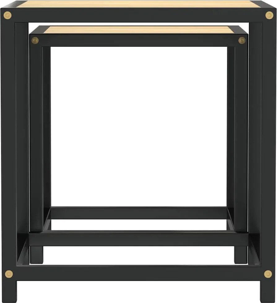 Čajové stolky 2 ks MDF dub sonoma 331657