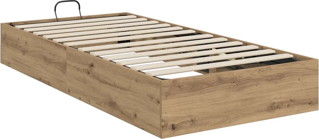 Ottoman postel Řemeslný Dub 75,5 x 190 cm Dřevěný materiál 3409308
