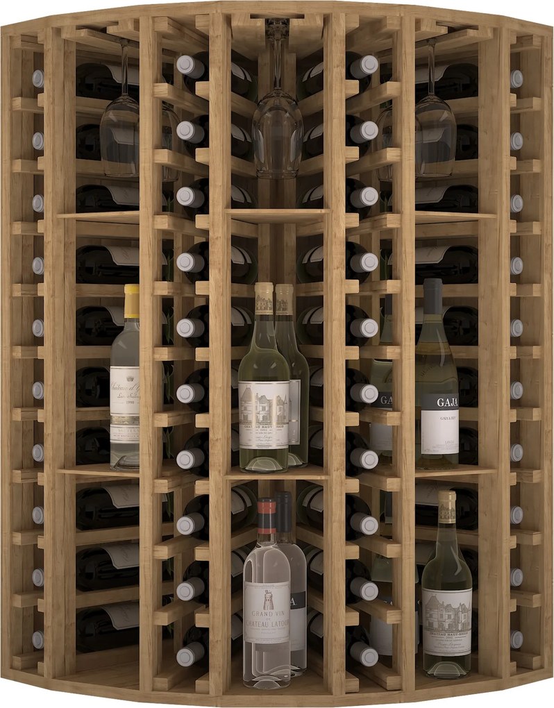Expovinalia Regál na víno QUILÓS I Borovice s černým nátěrem