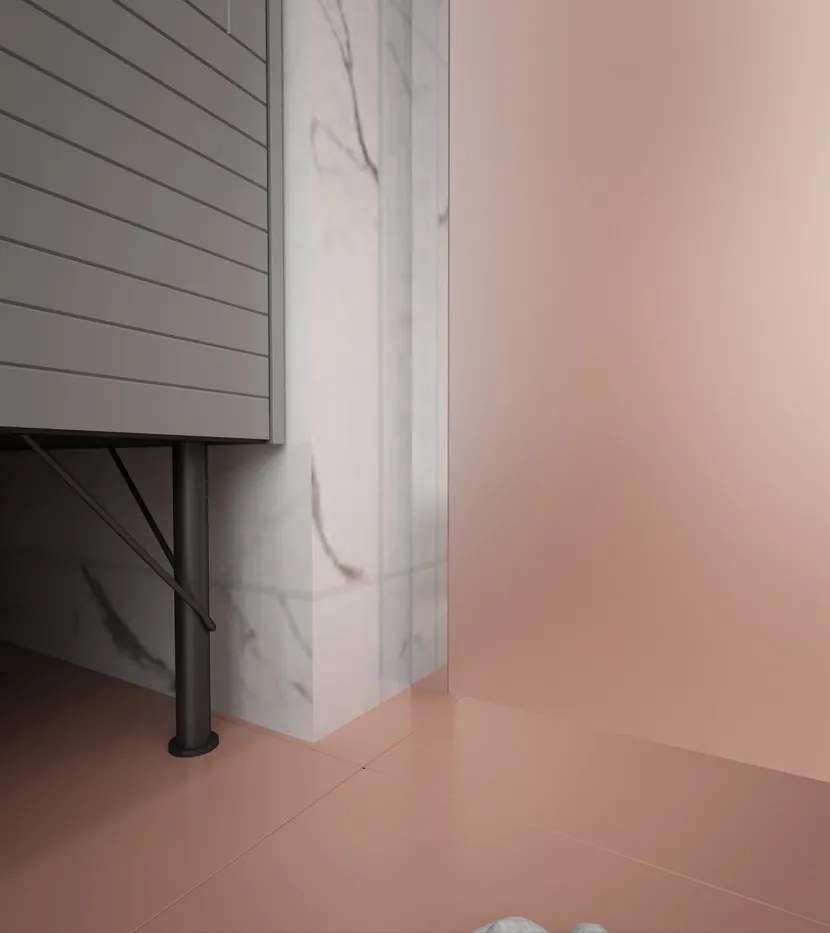 Erga Paris, sprchová zástěna Walk-In 30x200 cm, 8mm sklo námraza, chromový profil, ERG-V02-PARIS-030x200-FR-CR